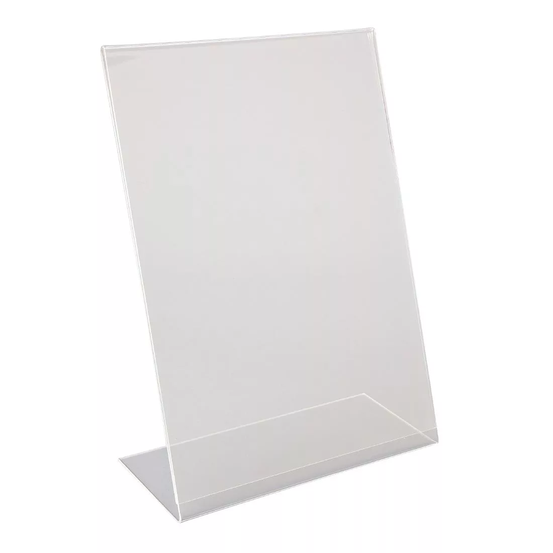 Beaumont Perspex Menu Holder Angled A4 - islandcatering