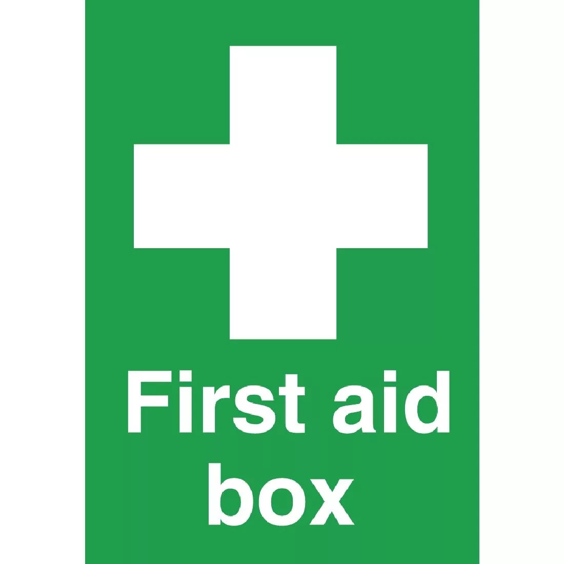 First Aid Box Sign - islandcatering