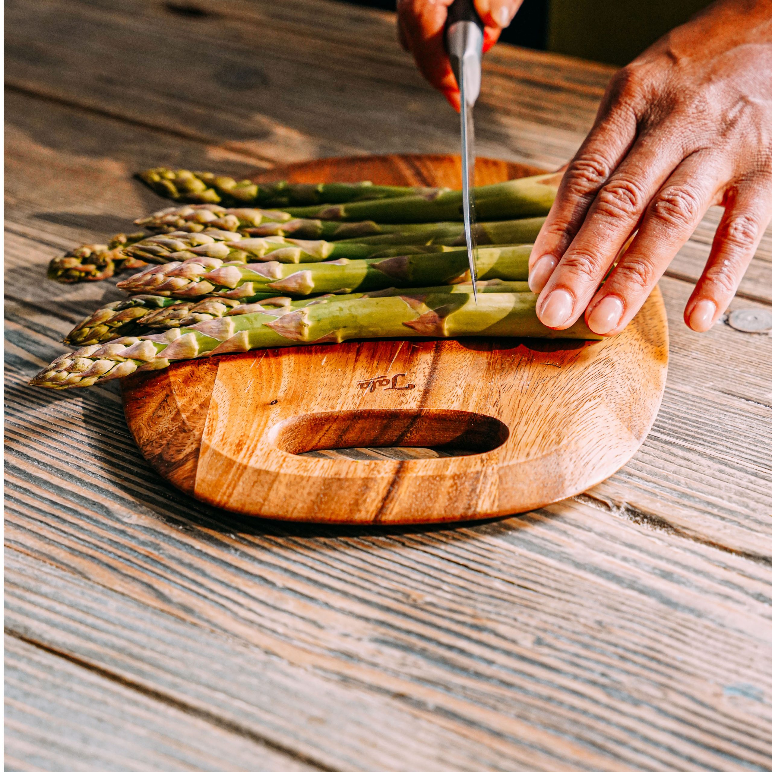 Tala Small Board in Lacquered Acacia (Pack of 6) - islandcatering